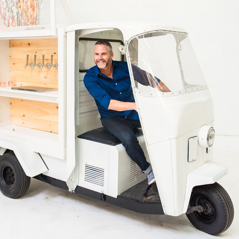Our Elegant Cushman Tap Cart | Tap Truck and the Cushman